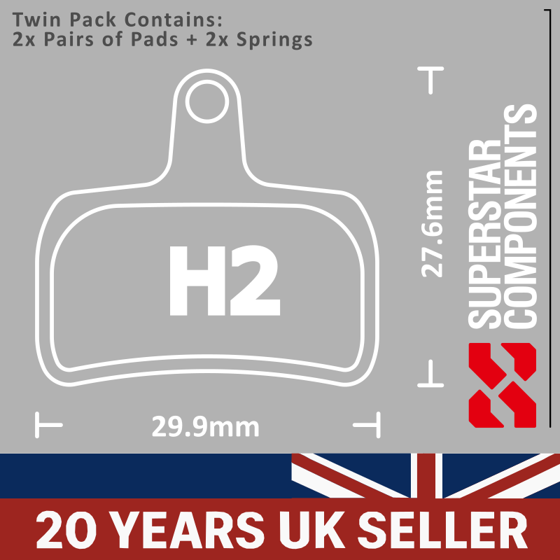 Hope Mono Mini Disc Pads - Twin Pack – Superstar Components